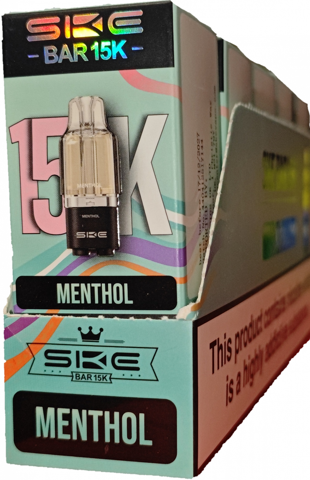 [BOX OF 5] *MENTHOL *15,000 PUFFS* – connect2vapes